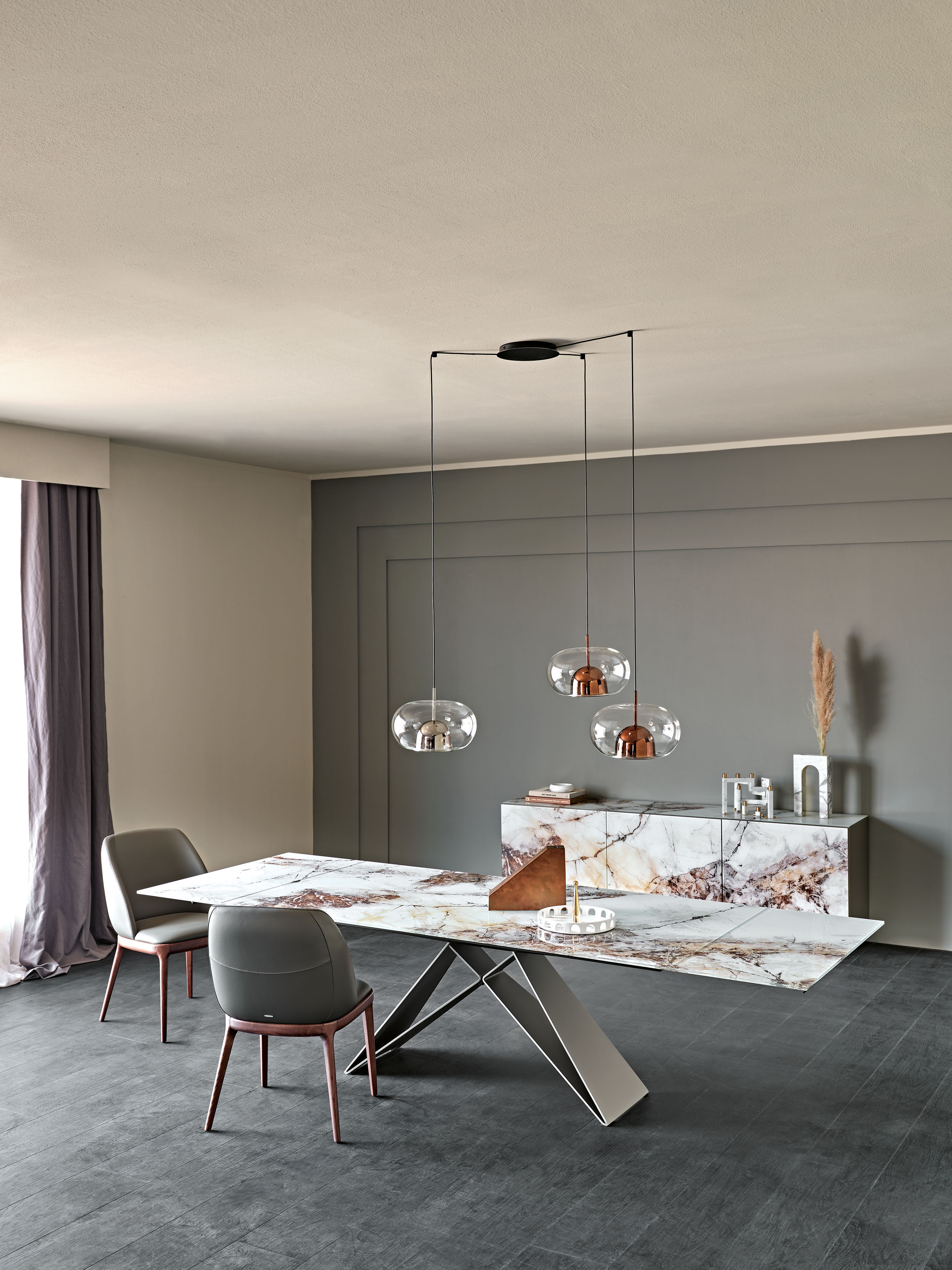 premier crystalart drive | tables | Cattelan Italia